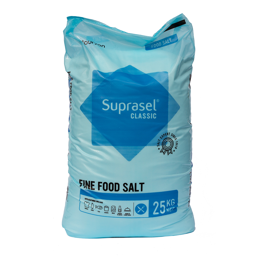 Salt Suprasel Classic 25kg FINE FOOD SALT Danmark