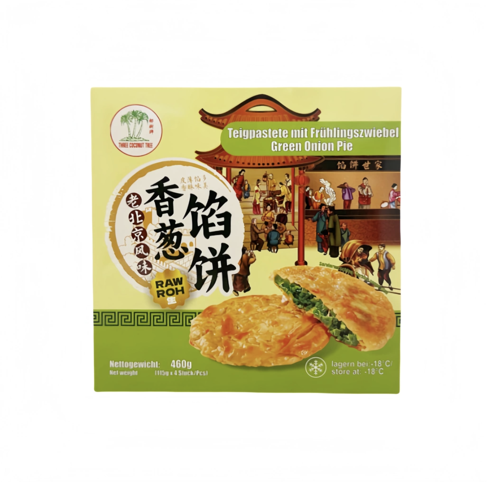 Pannkaka Med Salladslök Fyllning Peking Style Fryst 10x460g TCT Kina